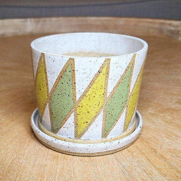 Chartreuse Planter - Etsy