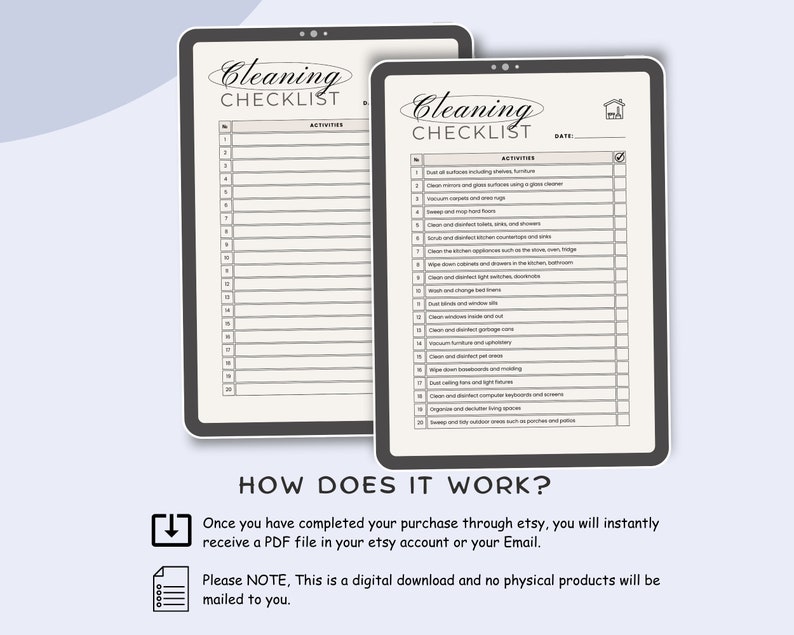 Office Cleaning Checklist Printable, Professional Cleaning Routine ...