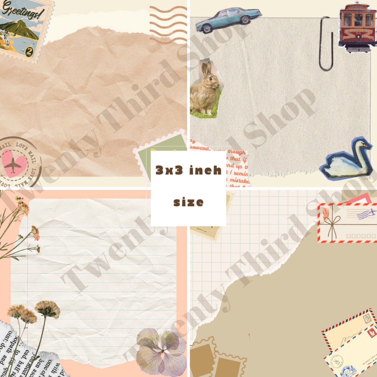 Vintage Memo Pad, Printable Memo Sheet, Back to School Memo Pad, Office ...