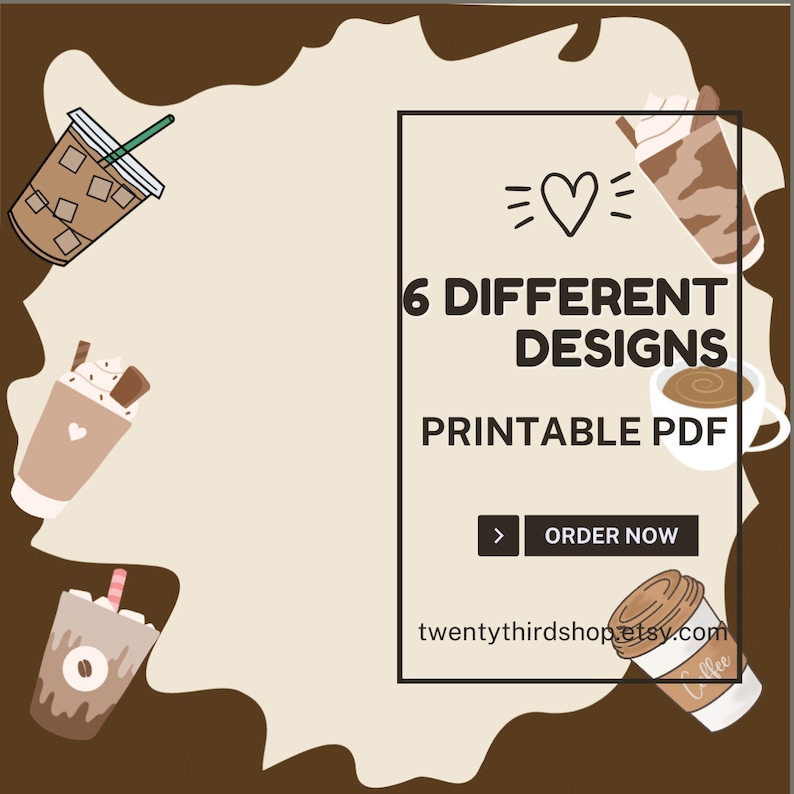 Printable Coffee Memo Pad, Office Memo Sheet, to Do List, Mini Memo Pad ...