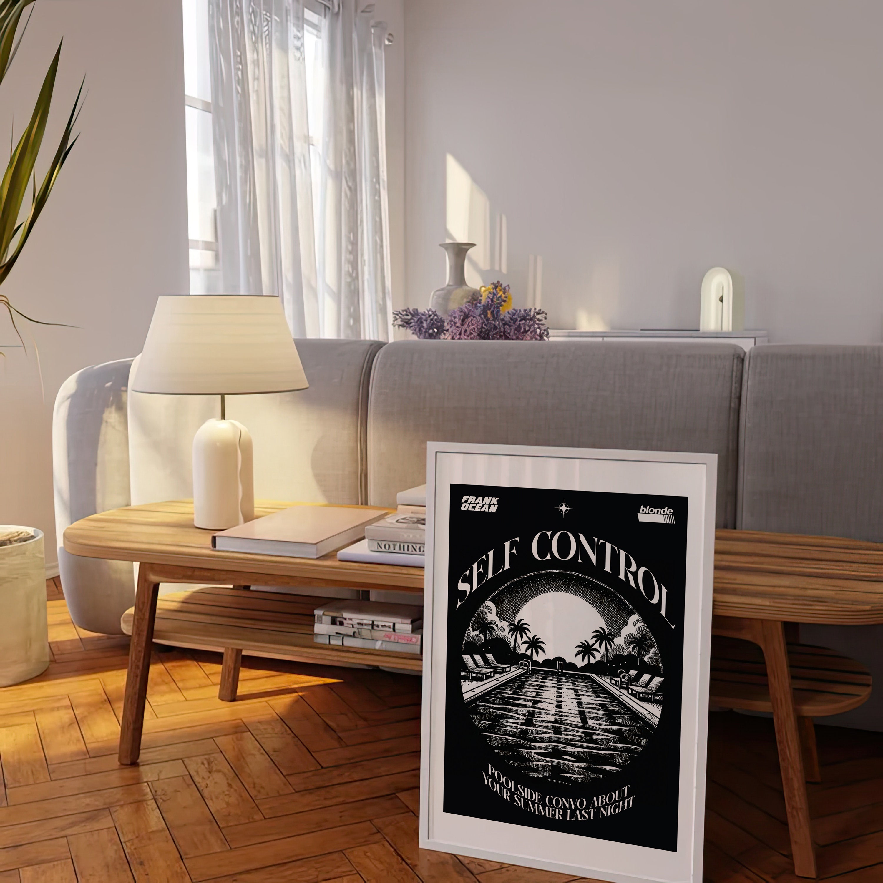 Frank Ocean Poster | Self Control | Blond Wall Art sold by Germaine ...