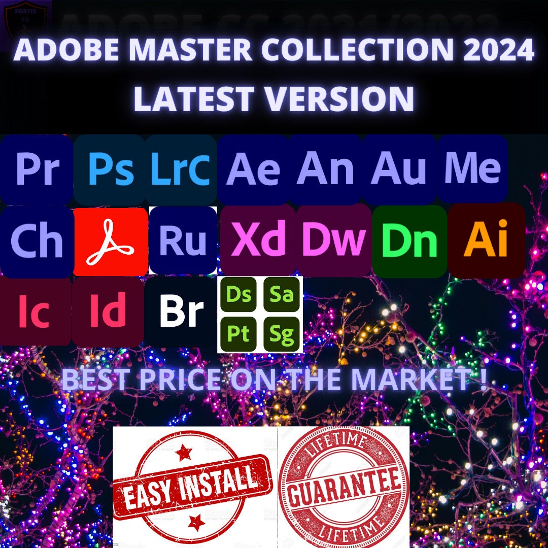 Adobe Master Collection 2024 instant Delivery windows 10 & - Etsy Australia