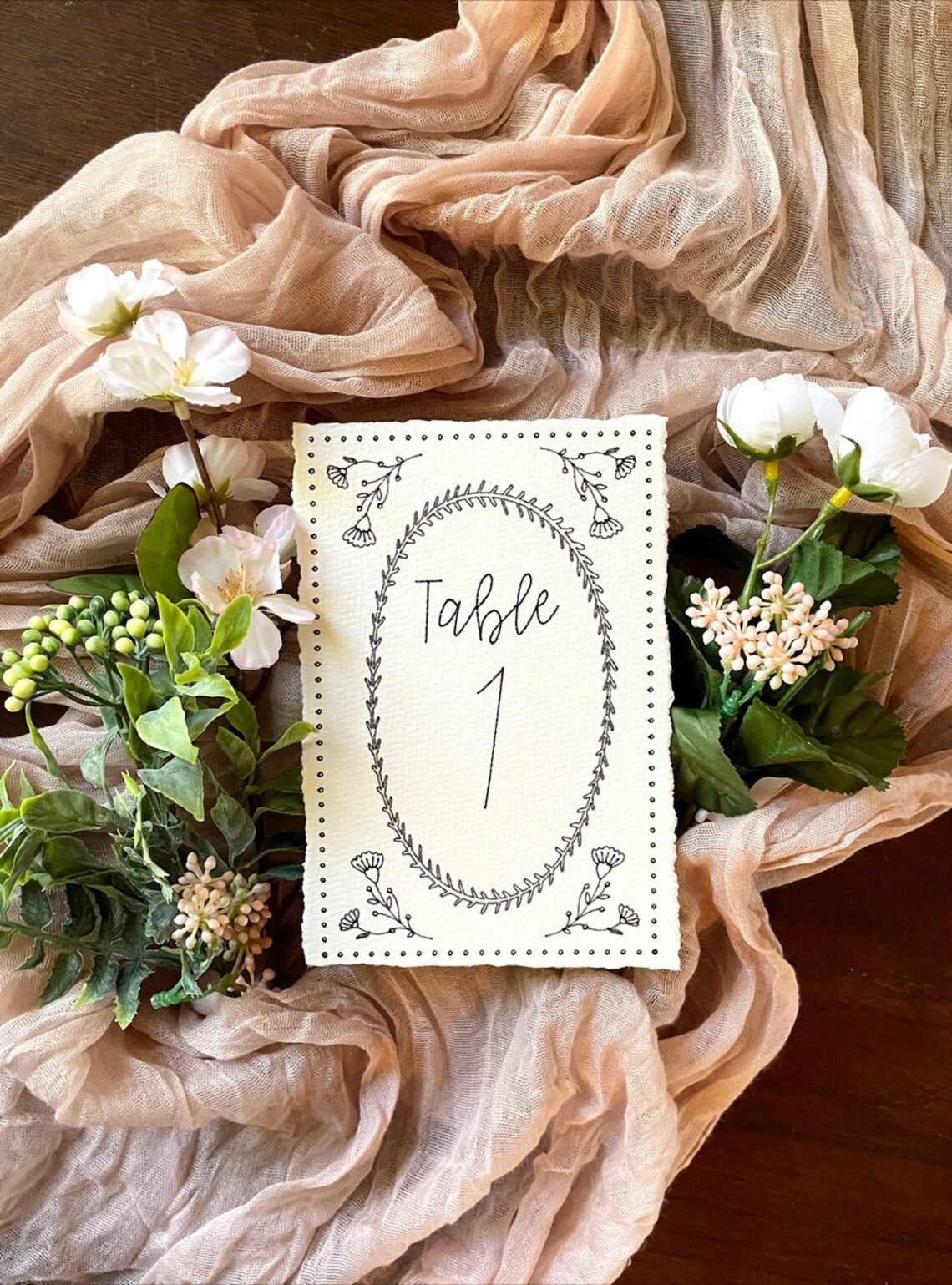 Doodle Table Numbers - Etsy