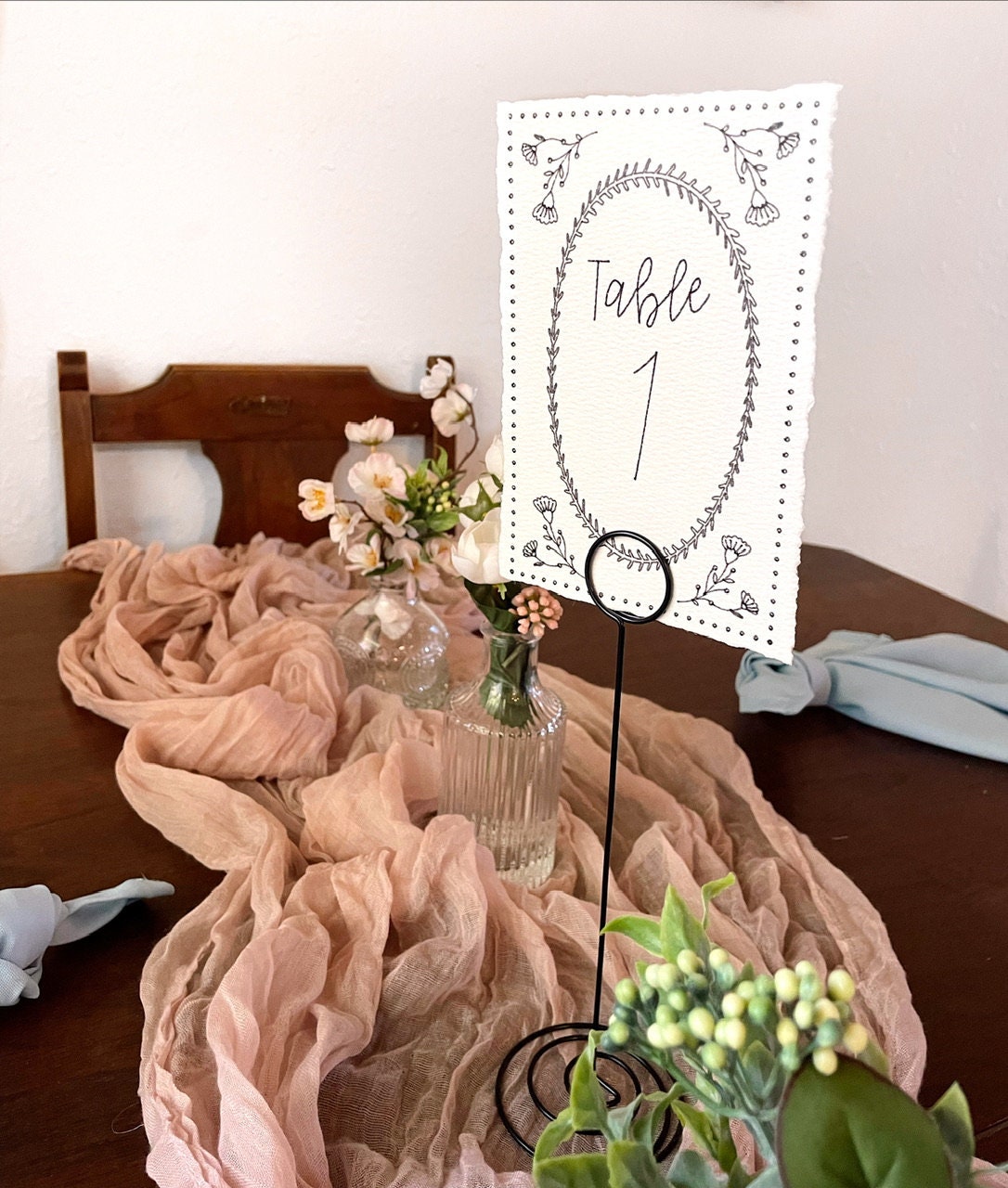 Doodle Table Numbers - Etsy