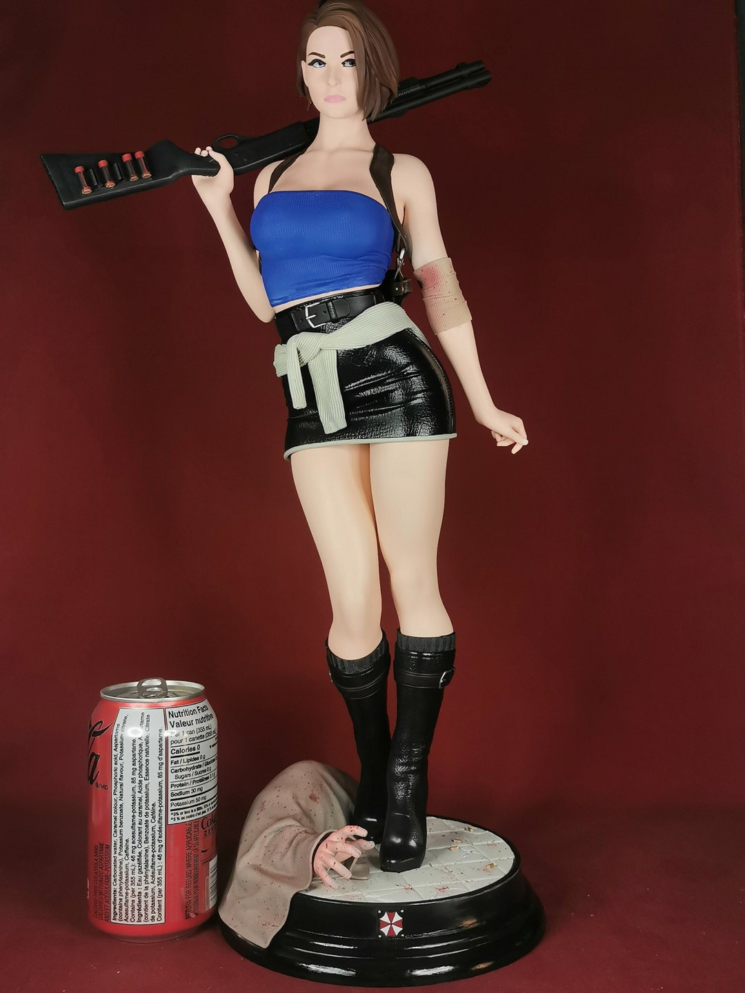 Jill Valentine - 1/4 Scale Hand Painted Resin Statue - Fan Art - Etsy