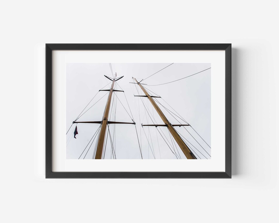 Wooden Spars, Classic Sailing Fine Art Photography, 12 Metre, Gleam ...