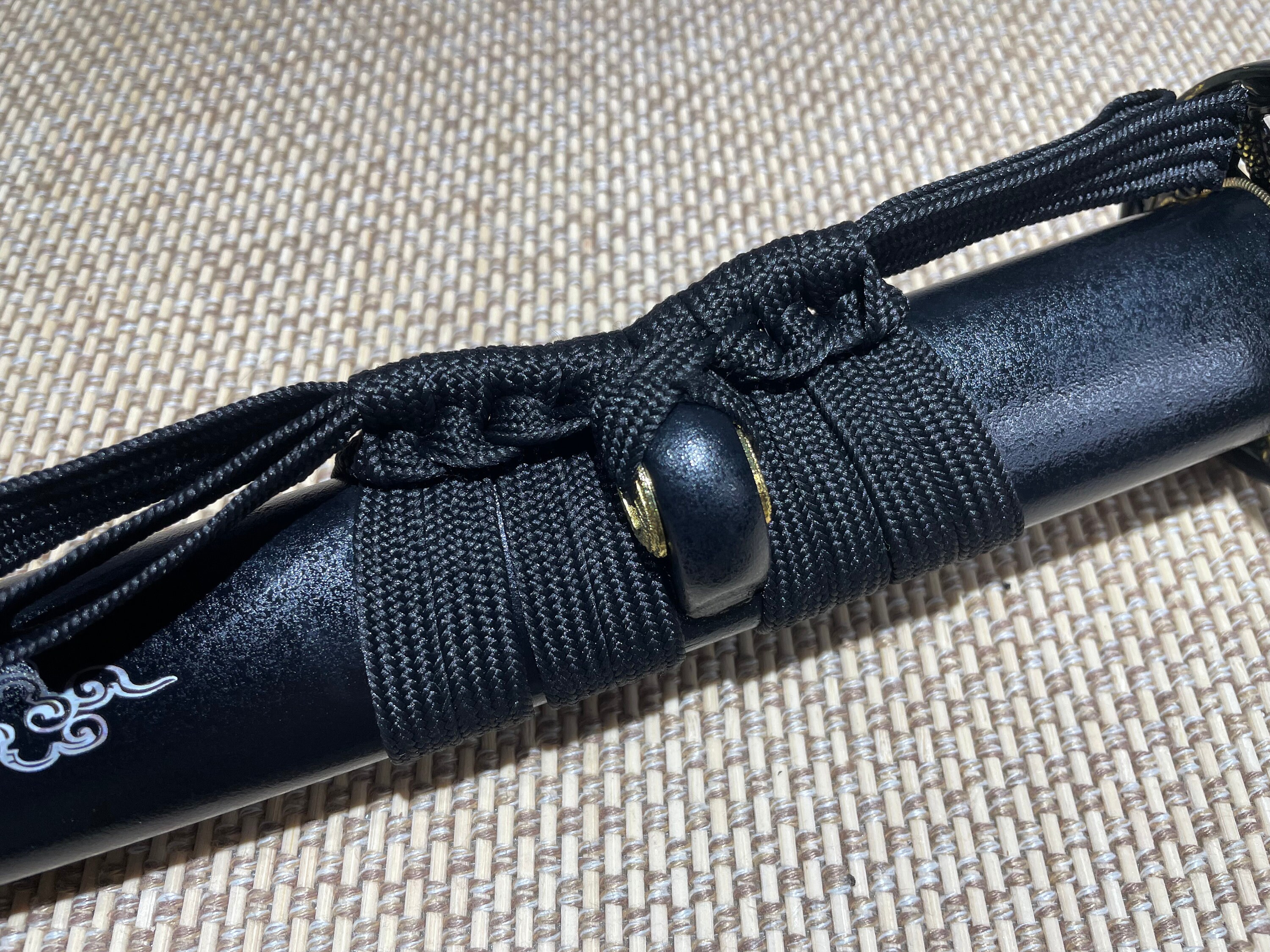 Katana Japanese Sword Samurai Damascus Steel Sharp Handmade Full Tang ...
