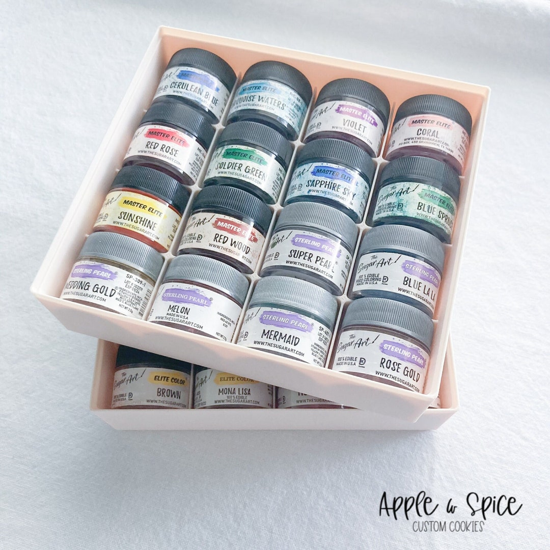 STACKABLE Organizer for Edible Pigment Powder Color-baking and Icing ...