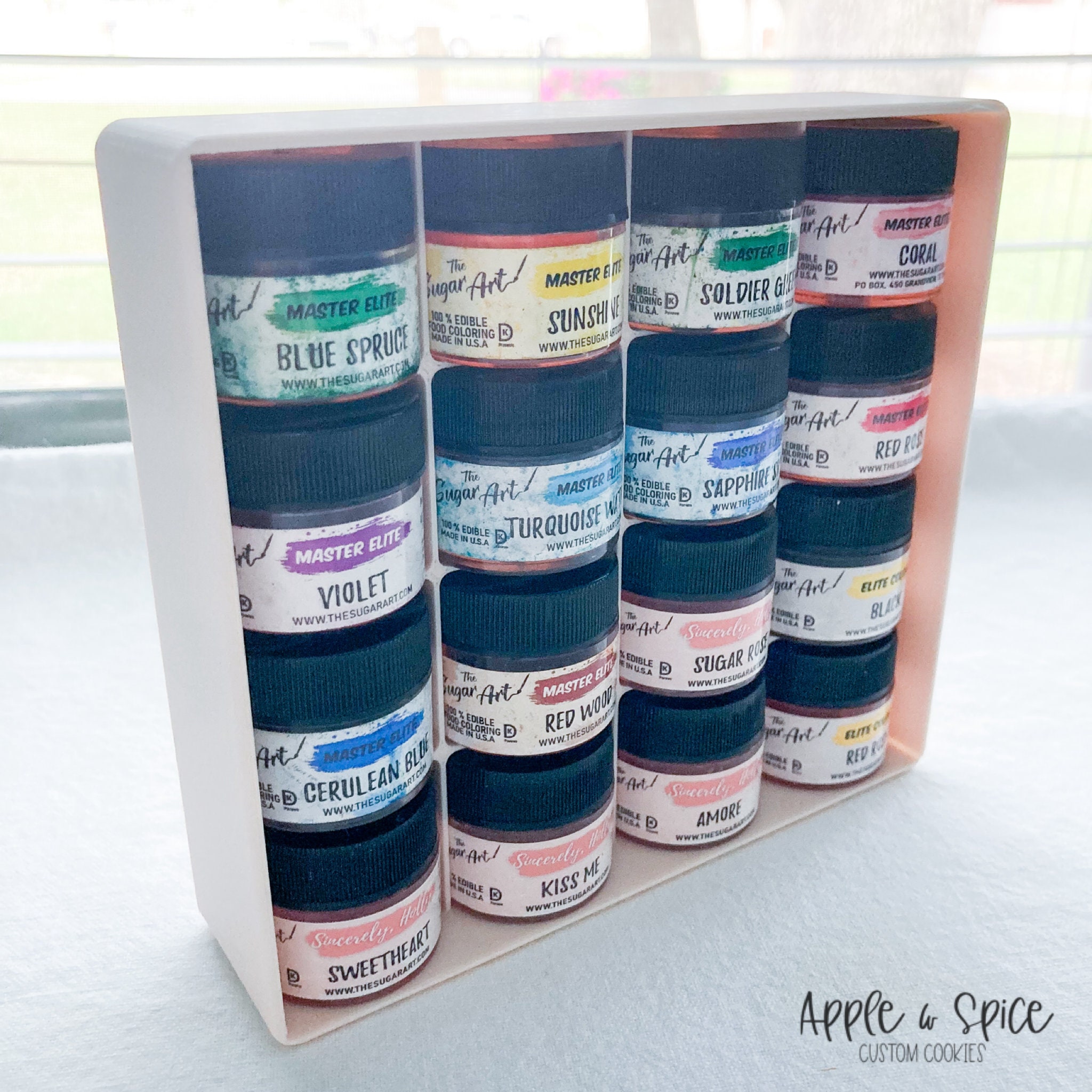 Organizer for Edible Pigment Powder Food Color-baking Supplies Digital ...