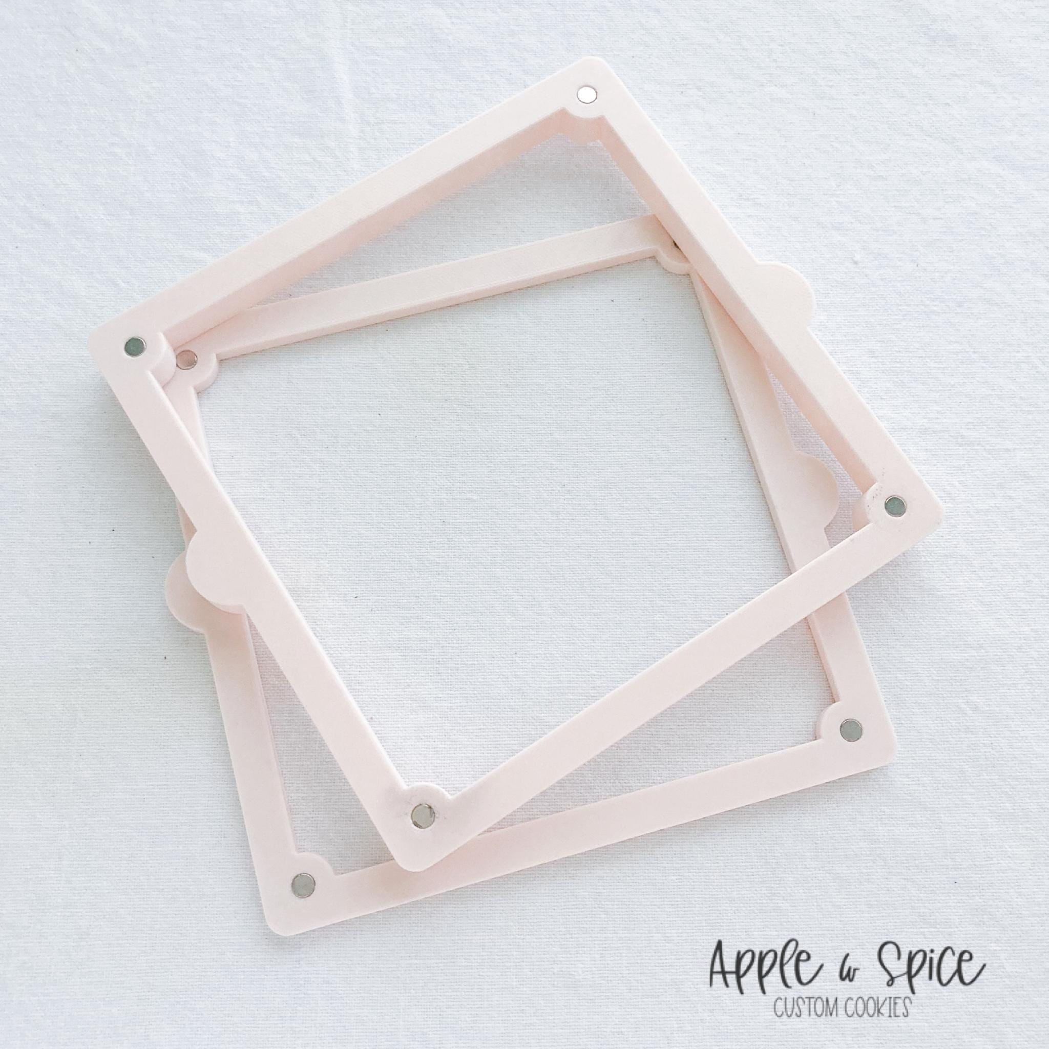Cookie Stencil Frame for 5.5 Inch Stencils-5 Sizes Included for ...