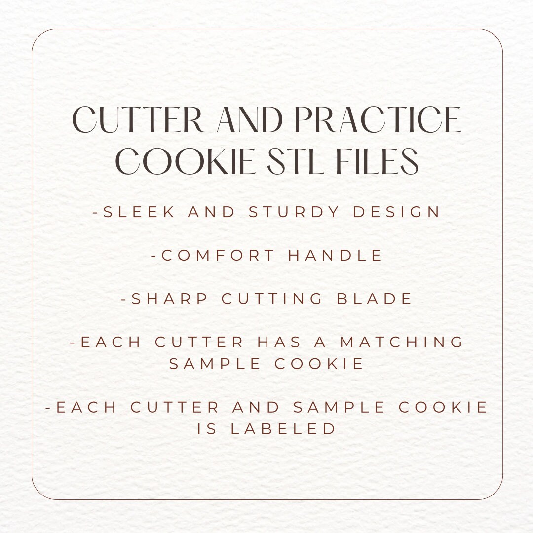 Digital-3 PRACTICE COOKIE Hexagon-stl File for 3D Printing - Etsy