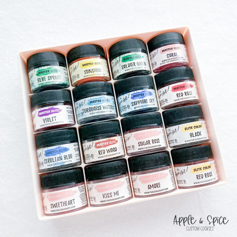 Organizer for Edible Pigment Powder Food Color-baking Supplies Digital ...