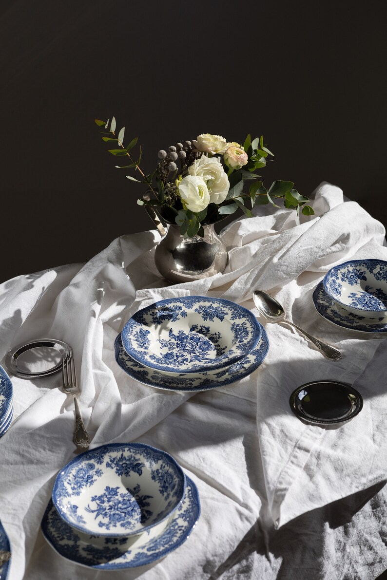 Large Set of Asiatic Pheasants Enoch Wedgwood Plates 1980s / Blue ...