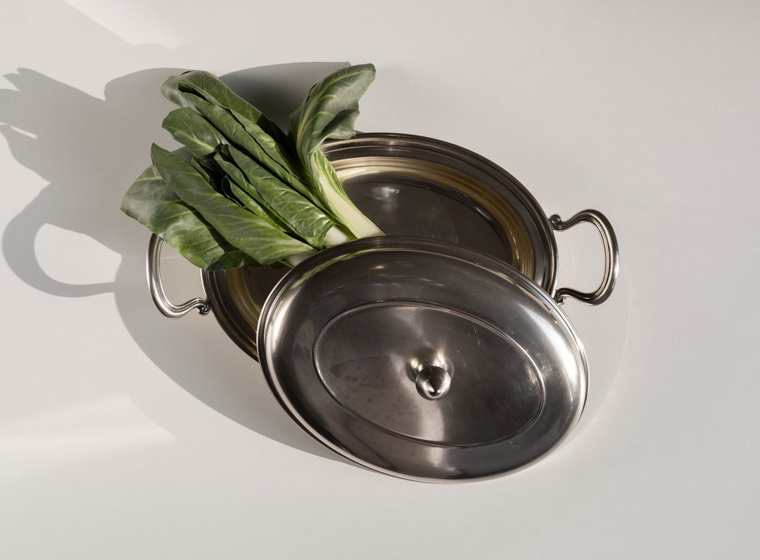 Vintage Oval Dish by Olri With Handles and Lid 1980s / Mid Century ...