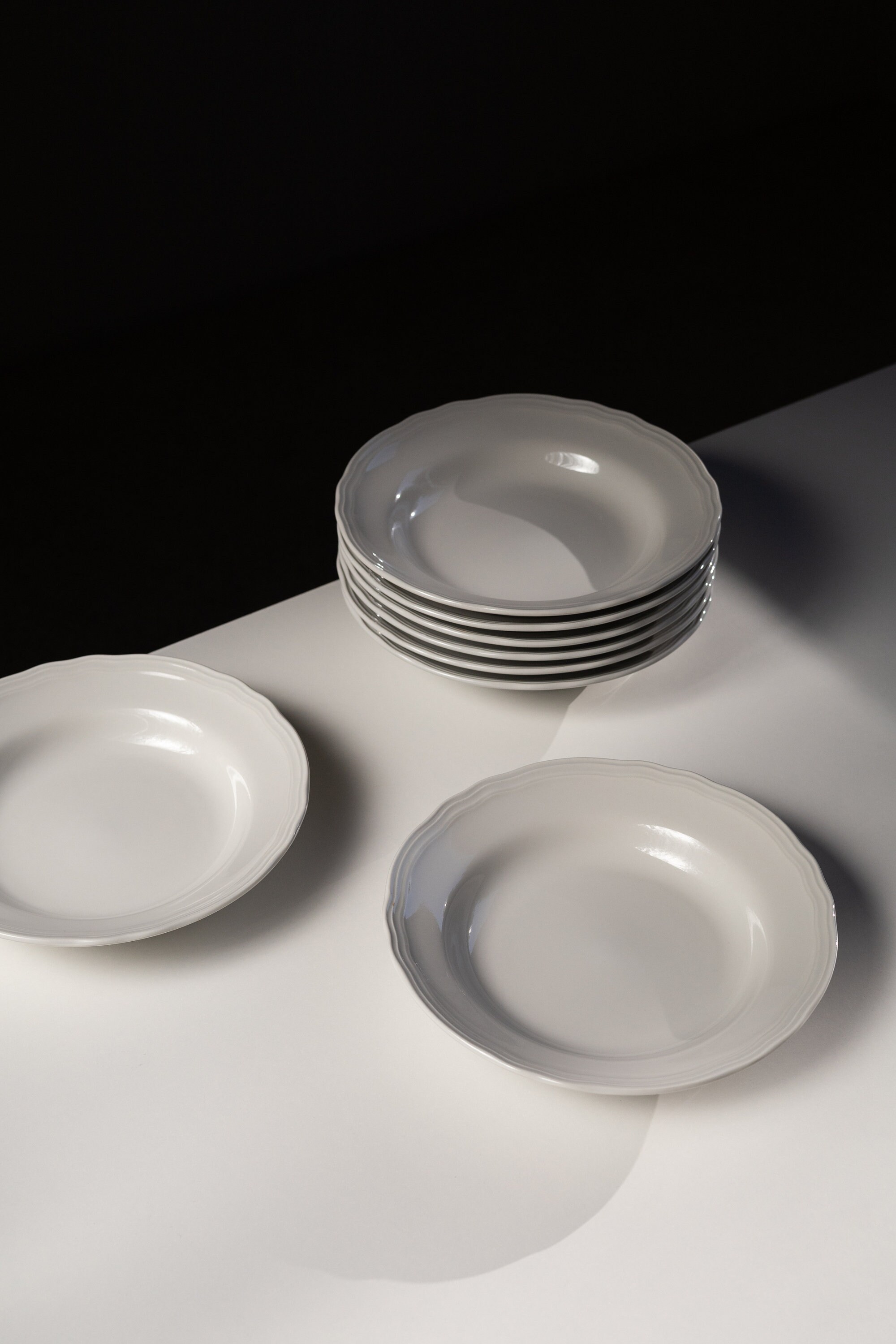 Vintage Richard Ginori White Spaghetti Plate Set 1960s / Italian ...