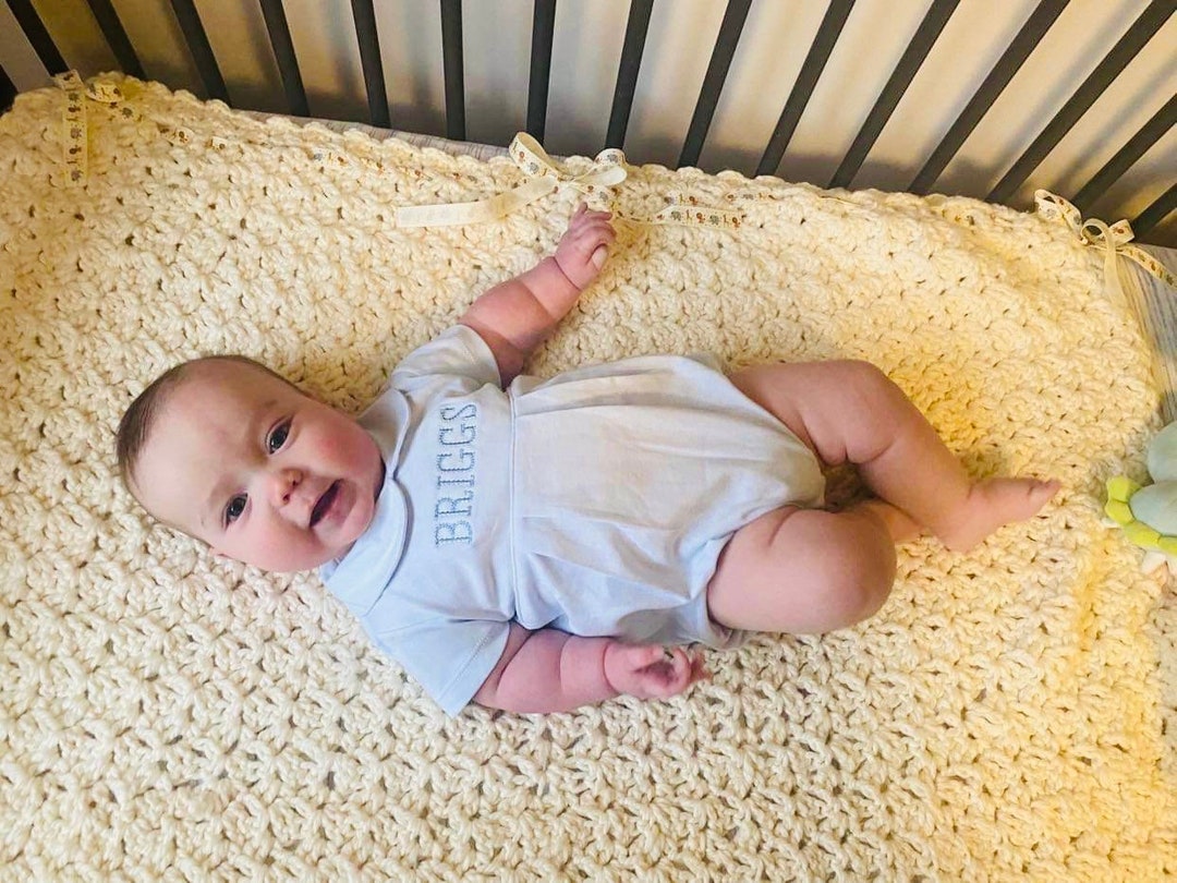 THE CAMDEN BUBBLE :collared Bubble-baby Gift-pima Cotton Baby ...