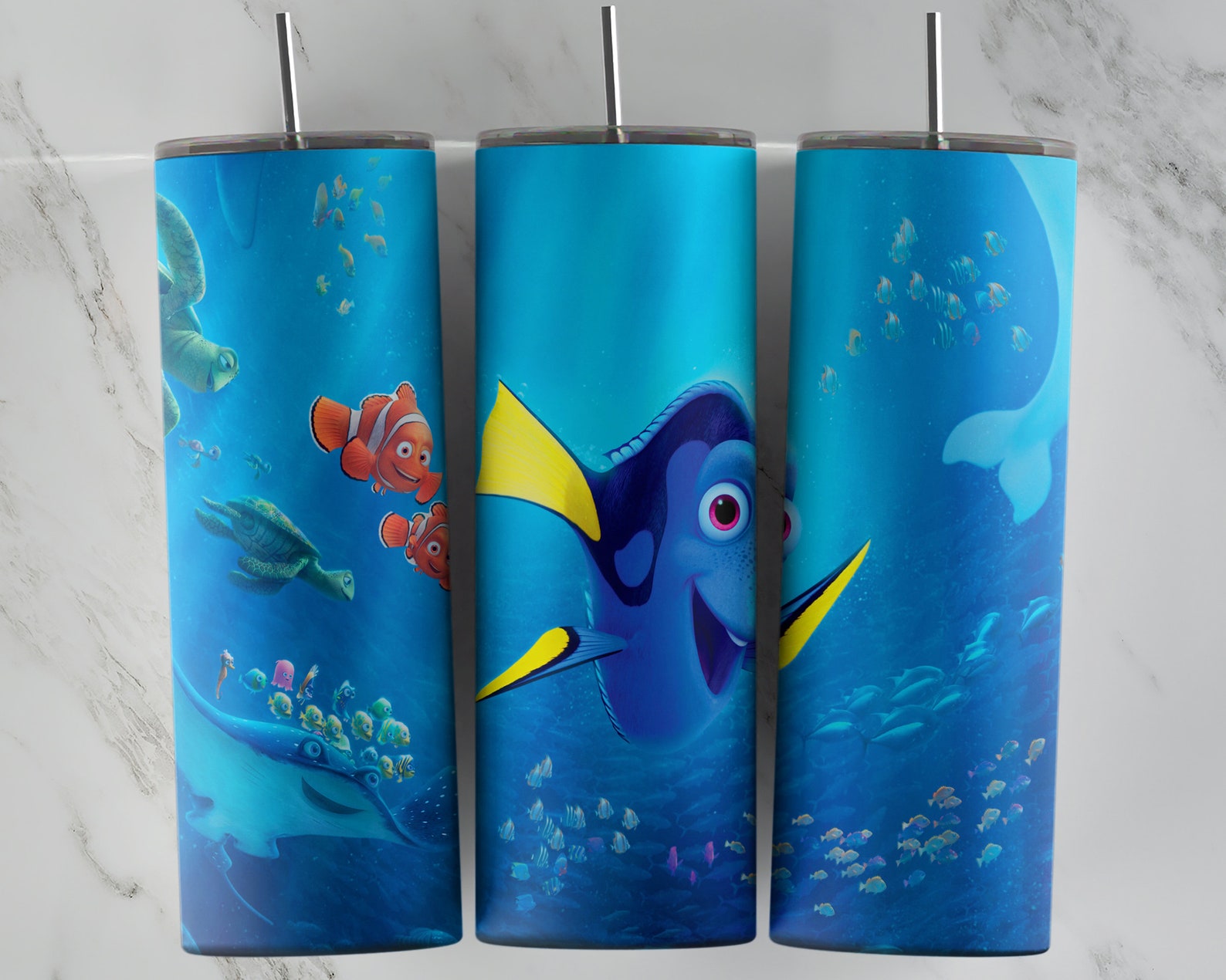 Finding Dory Sublimation Template Sublimation Wraps for 20oz - Etsy