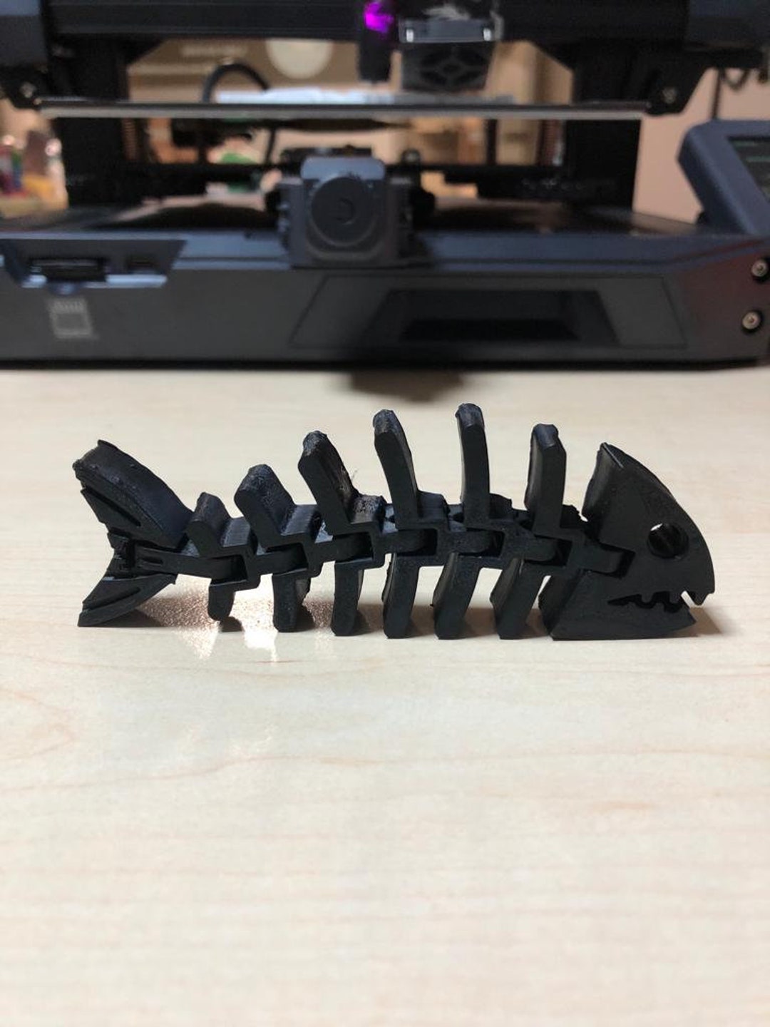 Fish Fidget Toy Fish Fossil Figure Arculating Flexi Fish - Etsy