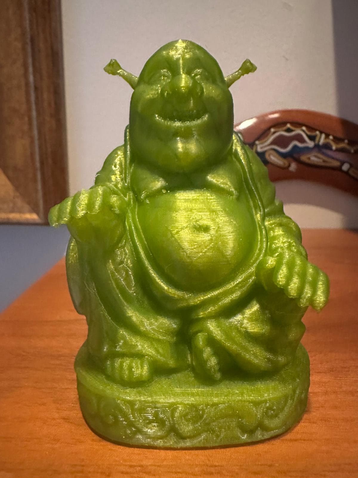 Buddha Shrek Figure, Shrek Bust, Movie Figure, Kids Gift, Desk ...