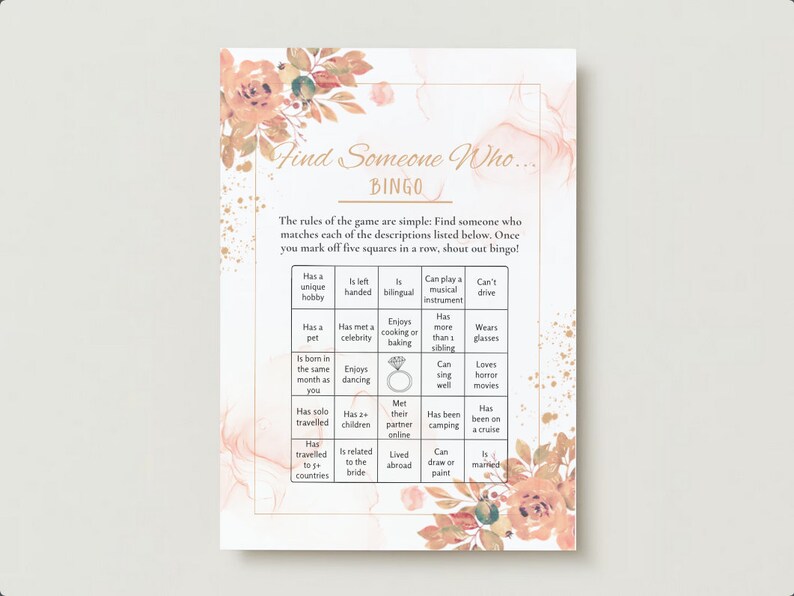 Set of 3 Printable Bridal Shower Games FREEBIE Included - Etsy