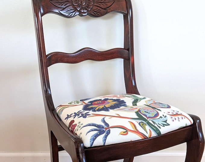 1940's Mahogany Roseback Duncan Phyfe Chair by Tell City Chair Company ...
