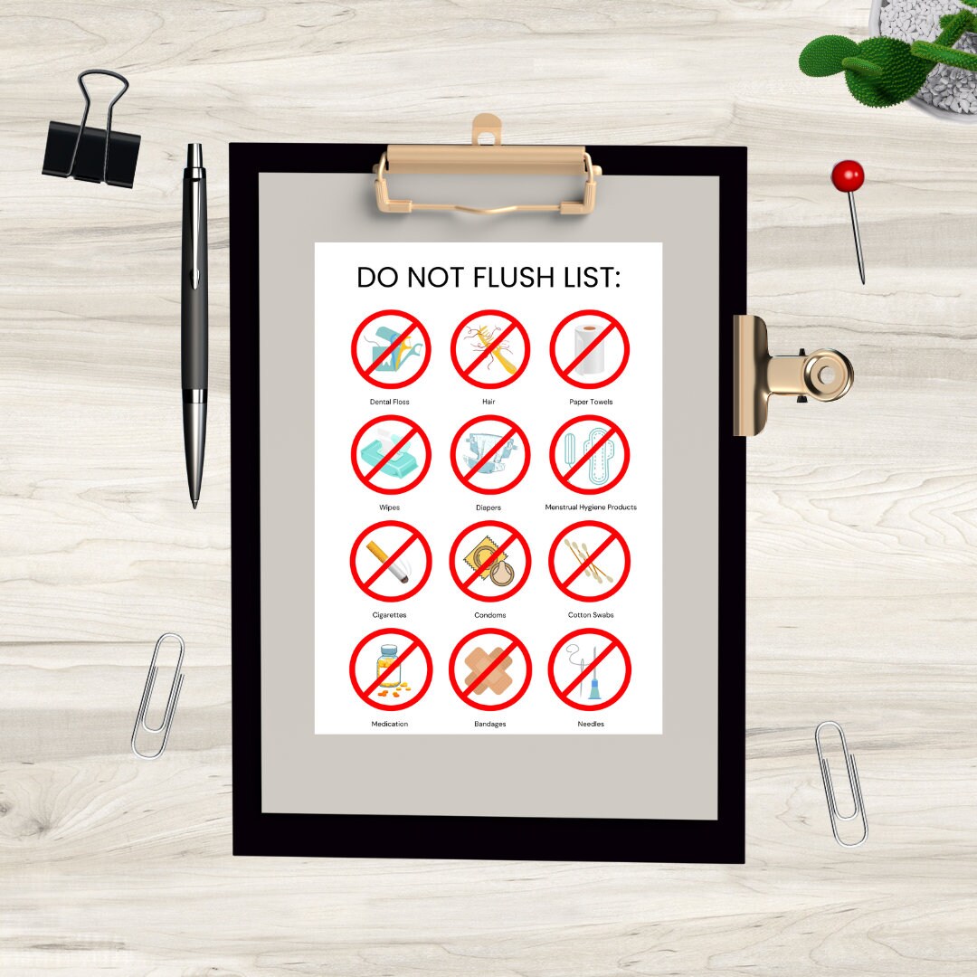 Do Not Flush List for Your Airbnb and Booking Apartments, Offices ...