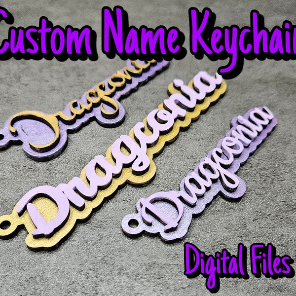 Personalize Keychain - Etsy