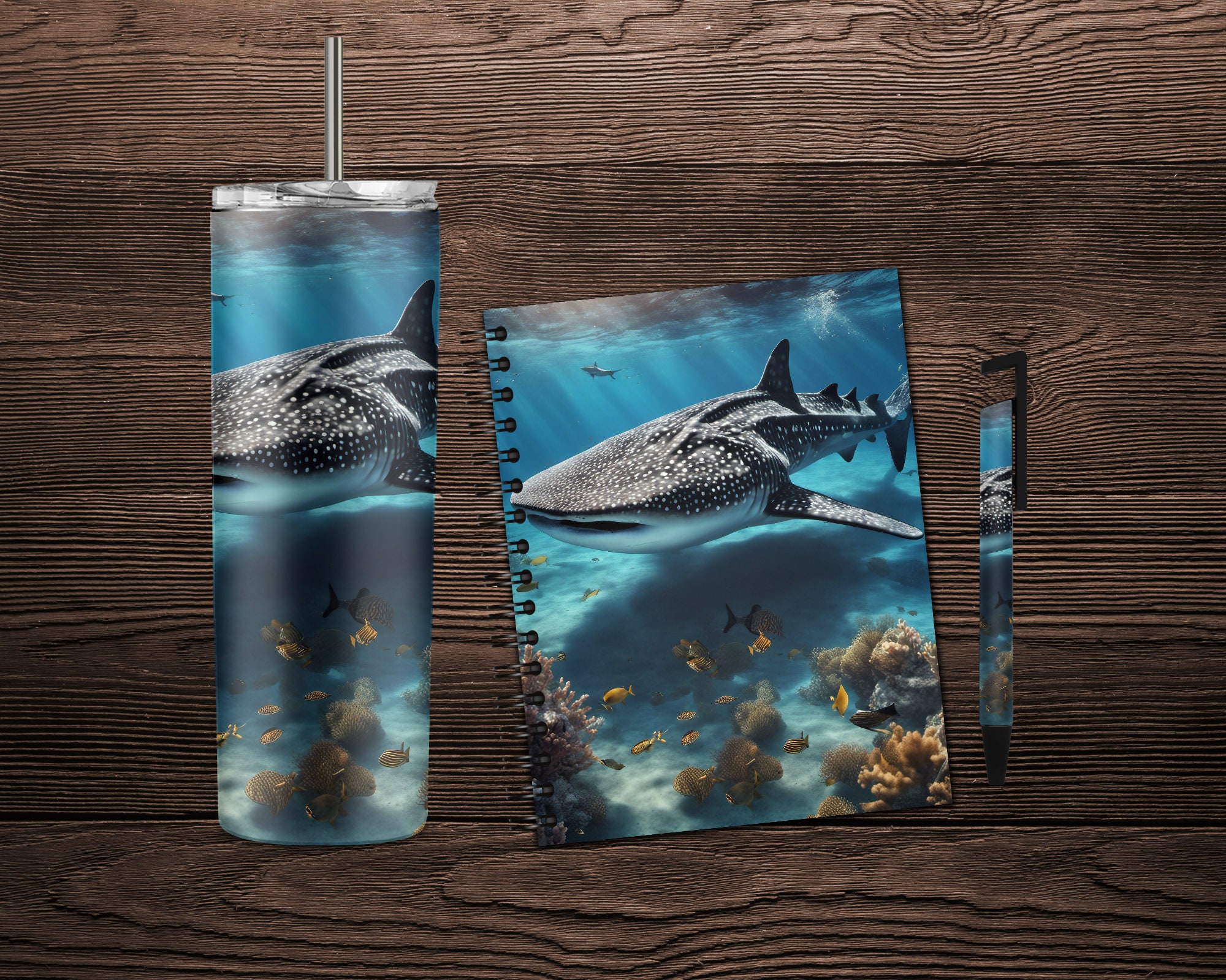 Whale Shark Design Bundle, 20+ Whale Shark JPEGS, Fantasy Clipart ...