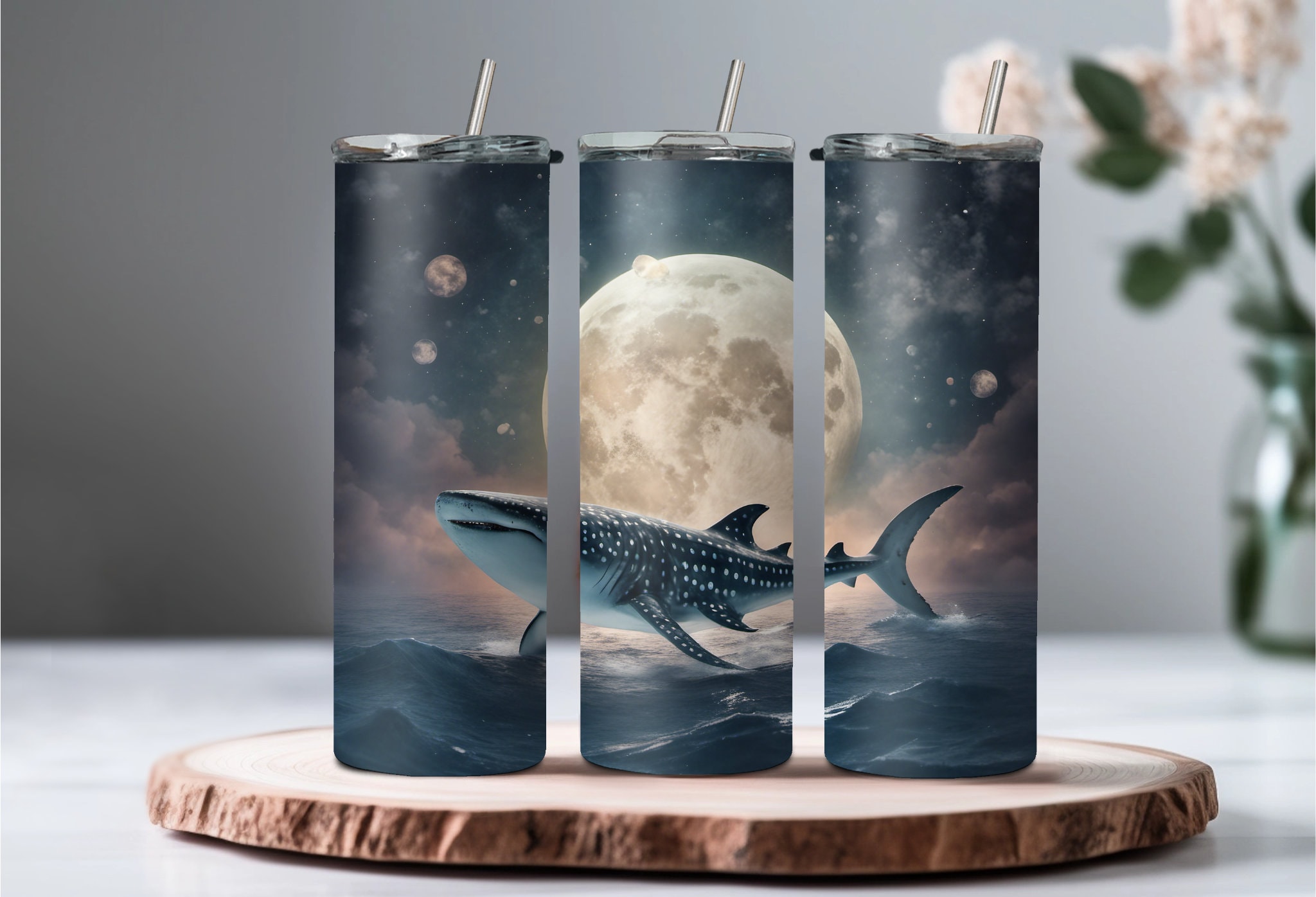 Whale Shark Design Bundle, 20+ Whale Shark JPEGS, Fantasy Clipart ...