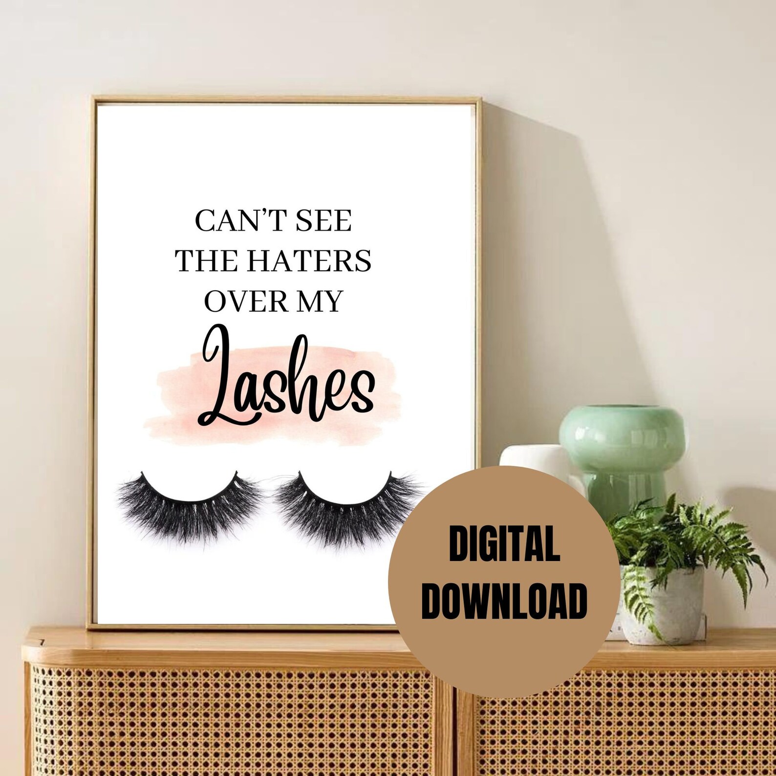 Eyelashes Printable Wall Art - Etsy