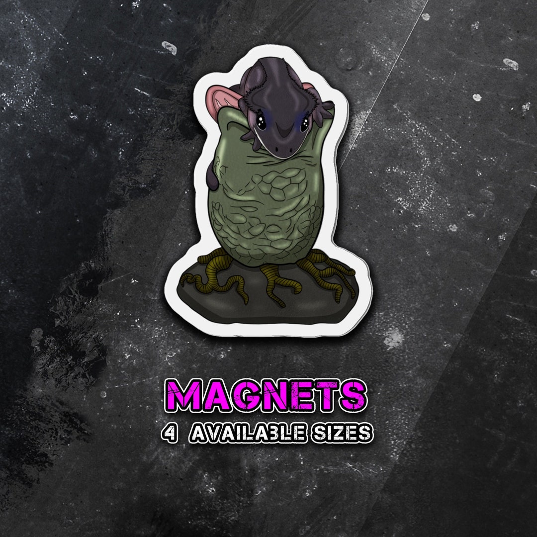 Crested Gecko Magnet, Lizard Magnet for Reptile Lover, Alien Xenomorph ...