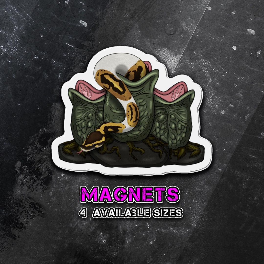 Ball Python Magnet, Snake Magnet for Reptile Lover, Xenomorph Alien Egg ...