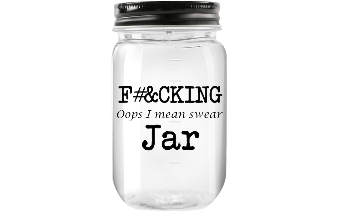 Oops Swear Jar Sticker Vinyl Decal Label Gifts for Him / - Etsy