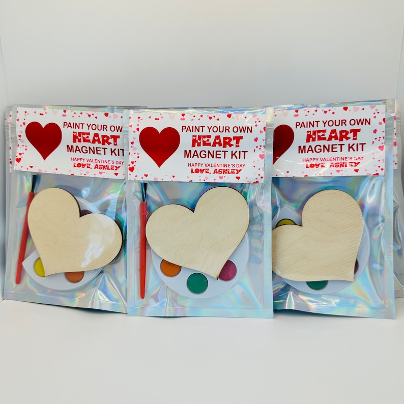 Paint Your Own Heart, Valentine's Day Craft, Classroom Party Treat ...