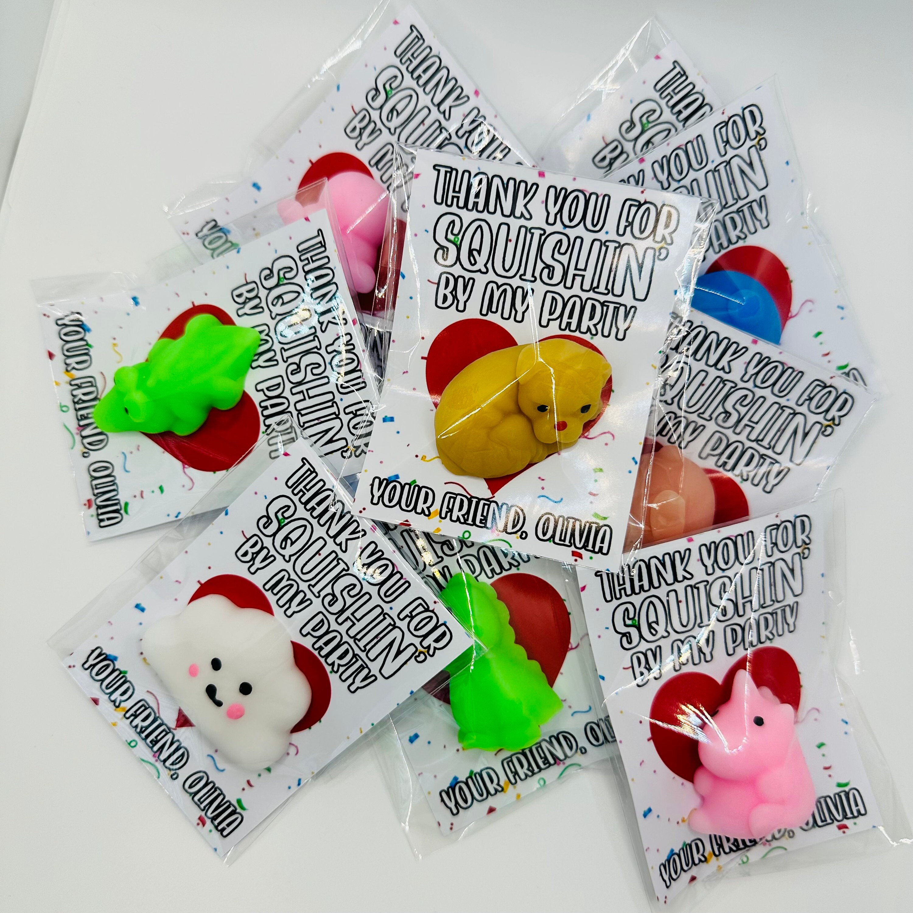 Squishy Happy Birthday Party Favor for Classroom Fidget Toy Kids Non ...