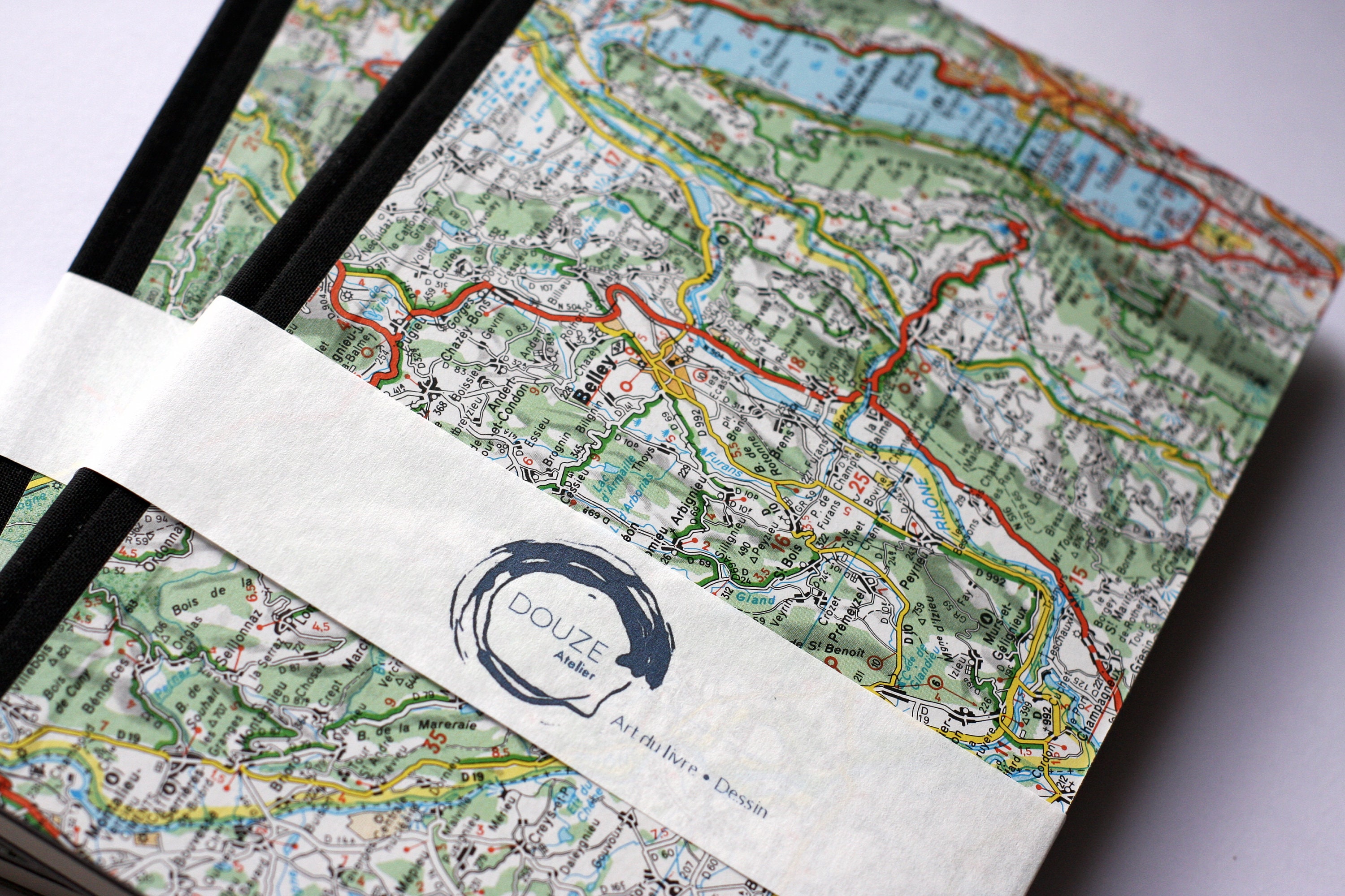 Road Map Cover Notebook, Voyage En France Series - Etsy