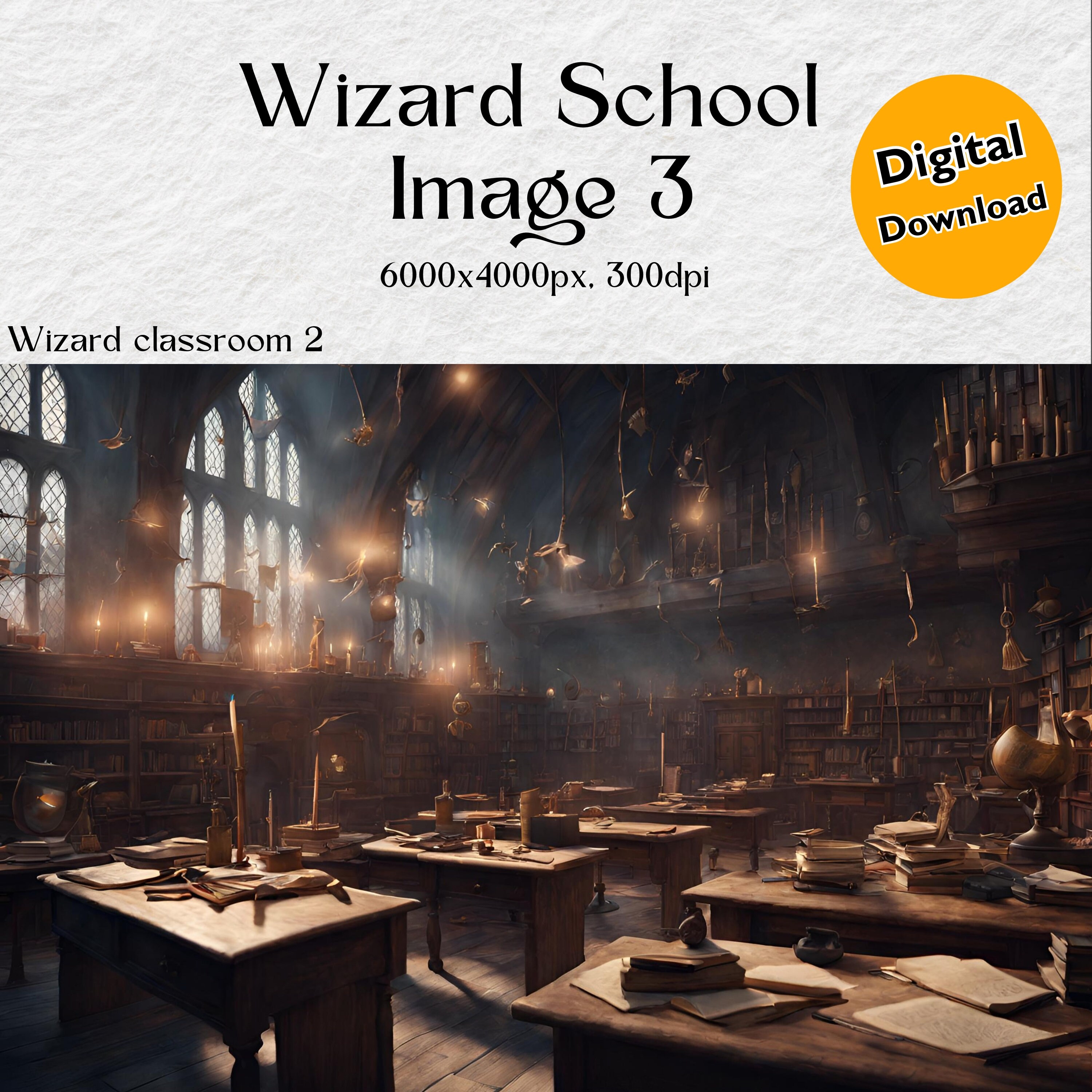 Set of 5 Wizard School Photography Backdrops for Photography Background ...