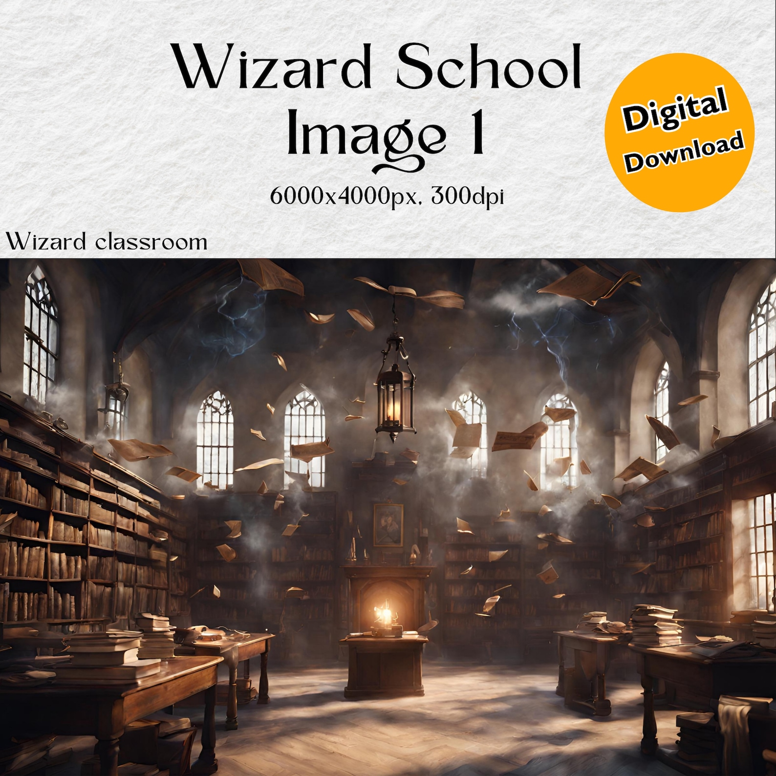 Set of 5 Wizard School Photography Backdrops for Photography Background ...