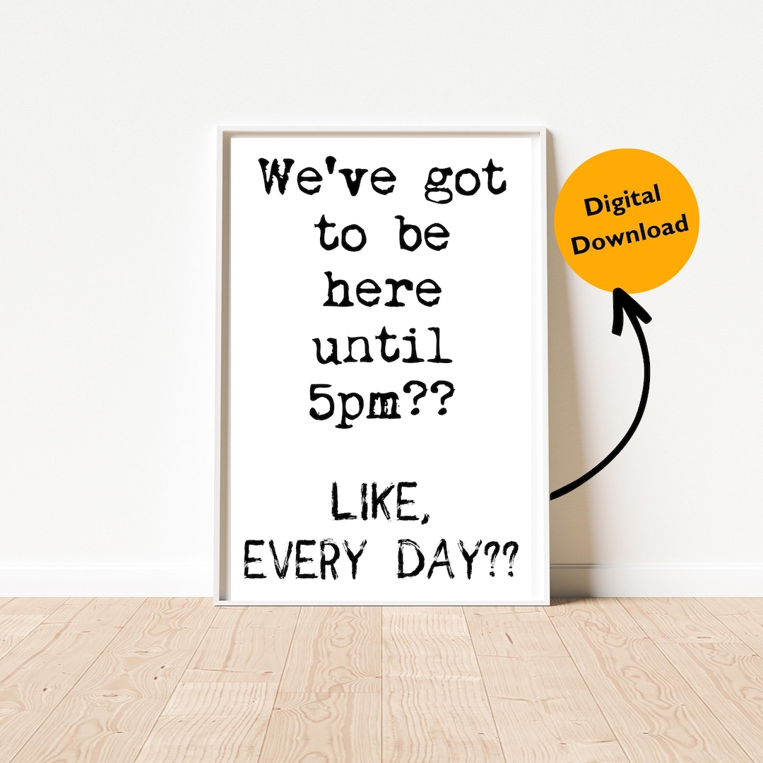 Funny Office Decor for Cubicle Wall Art Funny Office Sign for Home ...