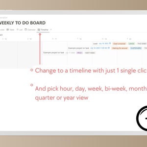 Notion Template - Weekly to Do Board - to Do List - Kanban Board ...