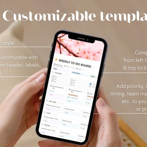 Notion Template - Weekly to Do Board - to Do List - Kanban Board ...