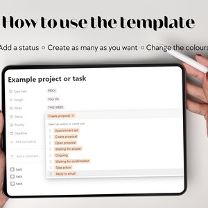 Notion Kanban Board - Notion Template - Weekly to Do Board - to Do List - Project Management ...