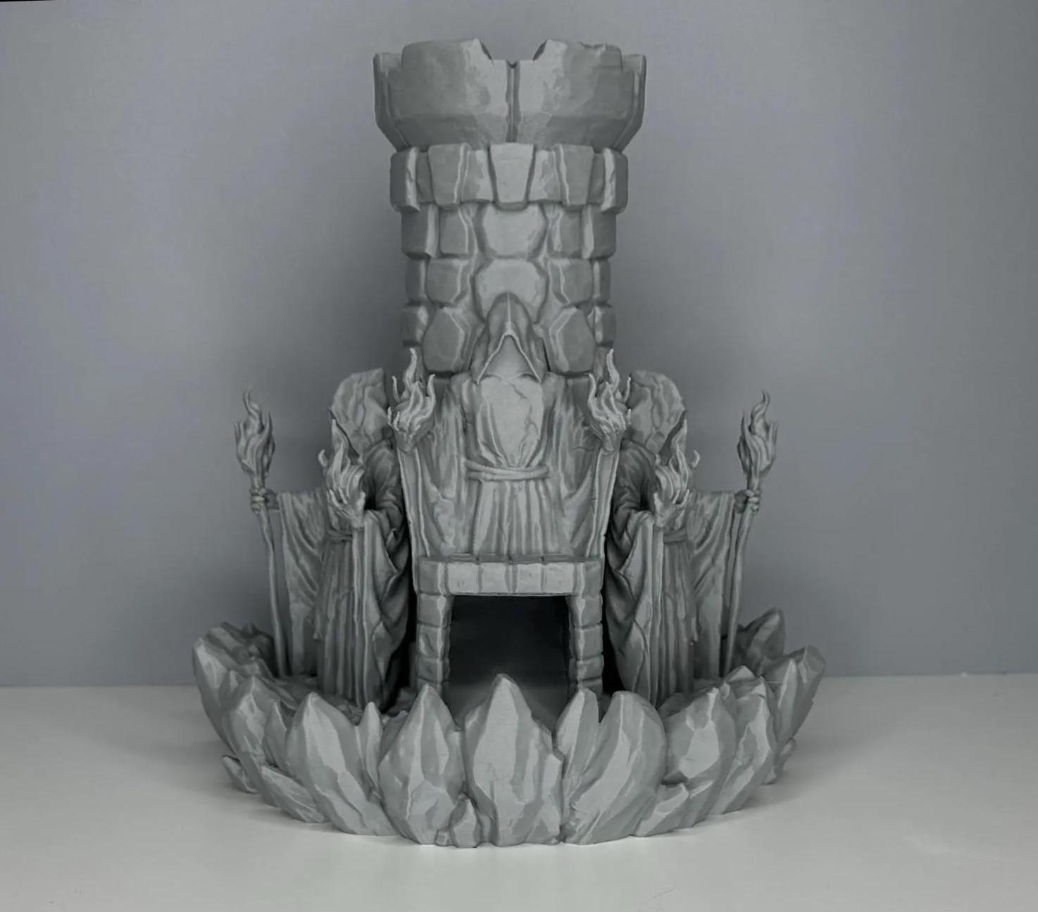 3D Printed Dice Tower "mad Wizard" for Role-playing and Tabletop to ...