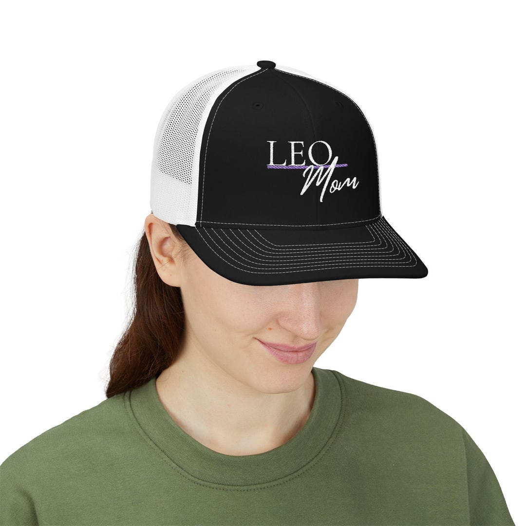 Leo Mom Embroidered Trucker Hat | Mother's Day Gift - Etsy