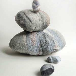 Tutorial Felting Stone Interior Felt Stone Pattern Art Stone Wool. Art ...