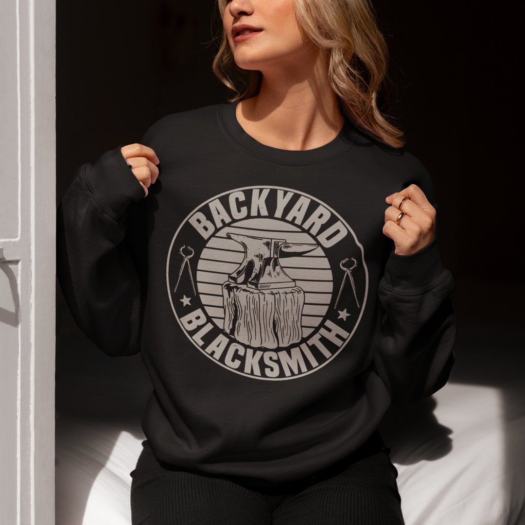 Blacksmith Backyard Blacksmithing Forge Forging Unisex T-shirt, Comfort ...