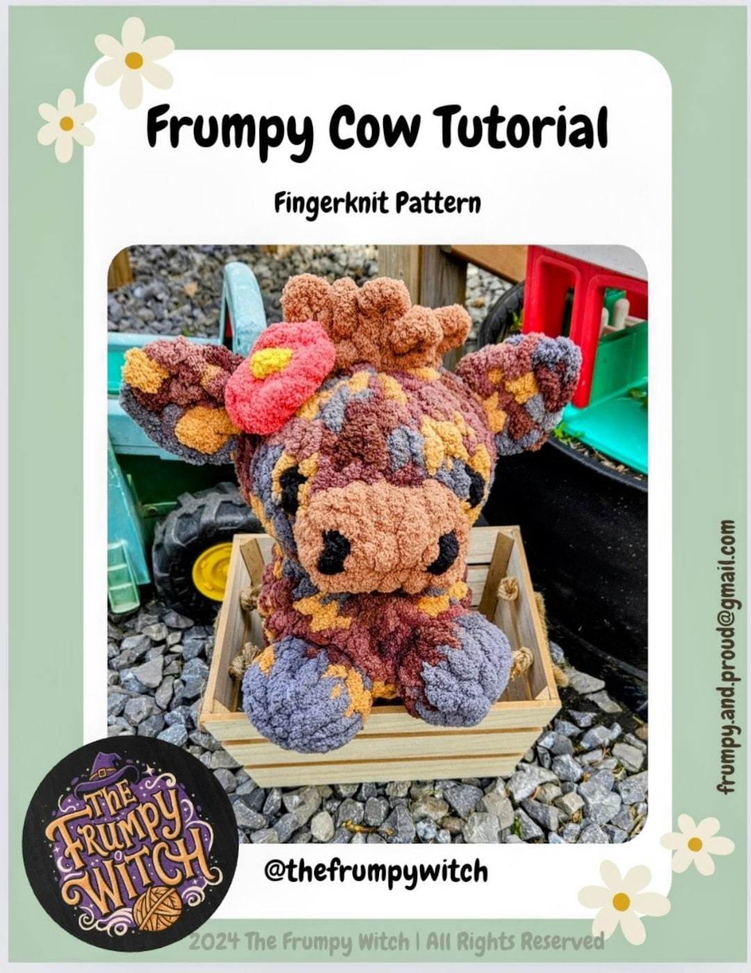 Frumpy Cow Fingerknit Tutorial - Etsy