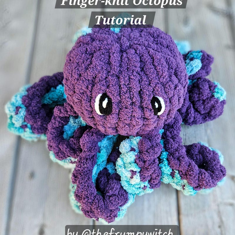 Knitted Squid Pattern - Etsy