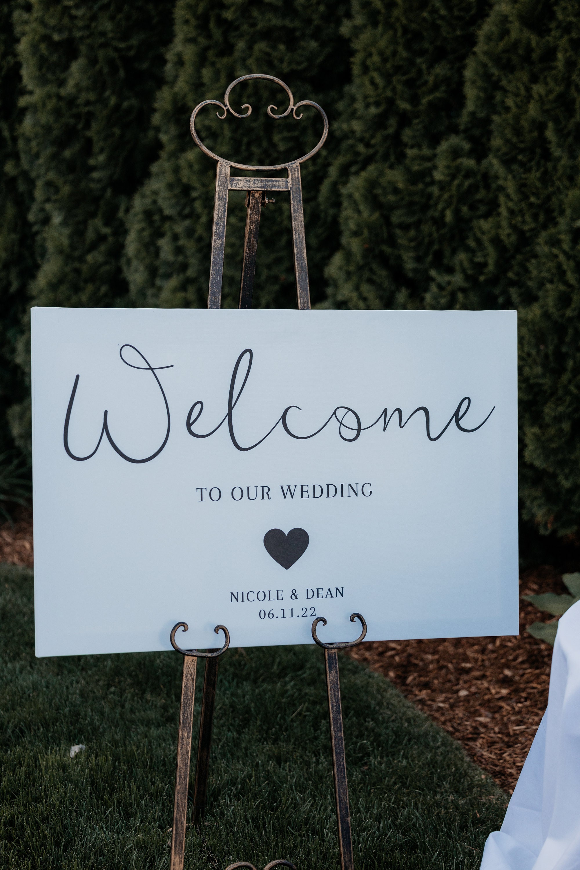 Simple Wedding Welcome Sign - Etsy