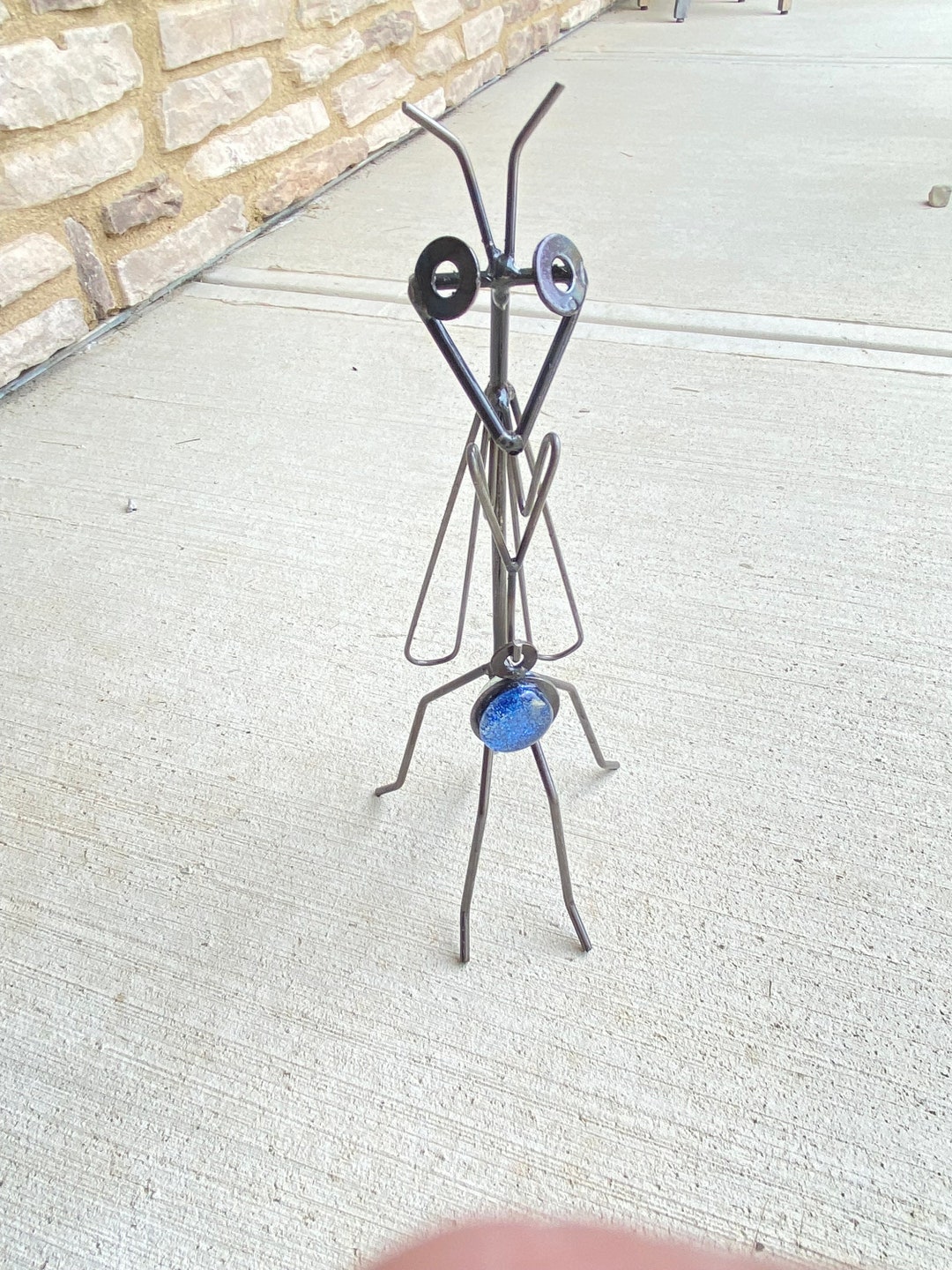 Praying Mantis Mini Size. Holds a Medallion From Hook on Arms. Comes ...